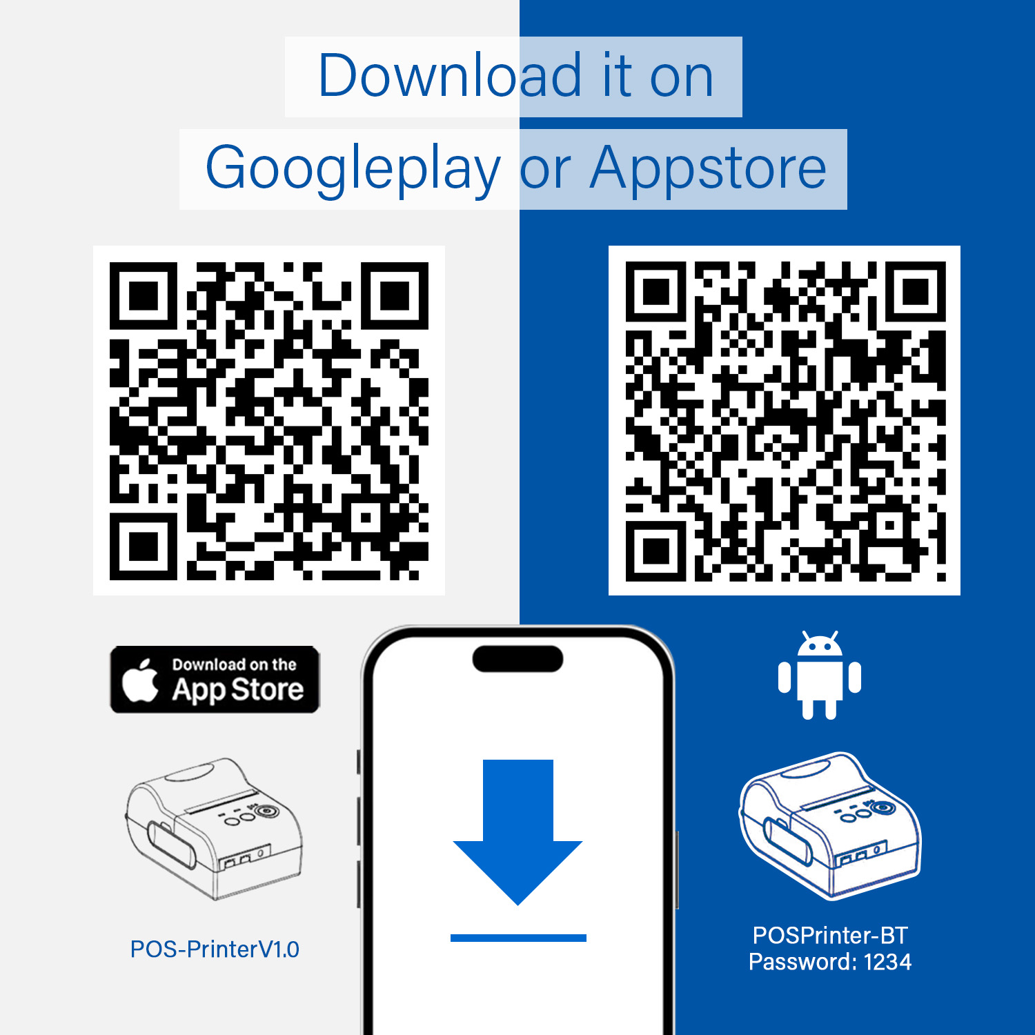 NSG Thermal Receipt Printer – 58mm Bluetooth POS Printer
