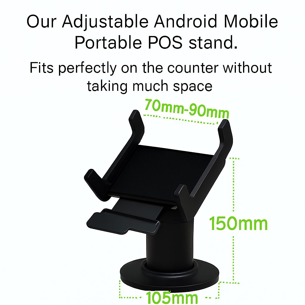 Universal POS Terminal Stand for Card Readers & Terminals
